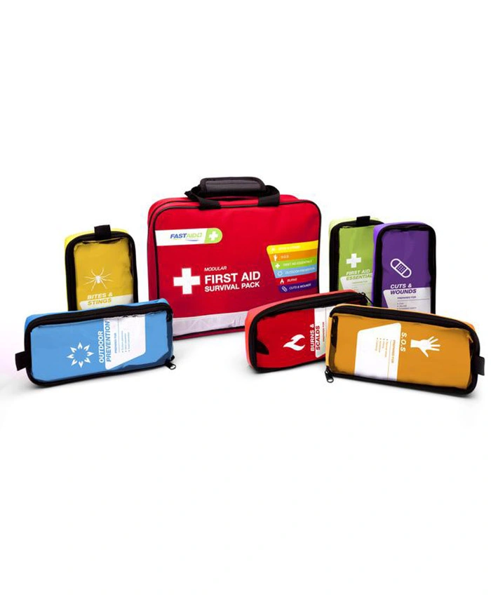 FastAid First Aid Kit, Modular Surivival Pack, Soft Case With Internal ...